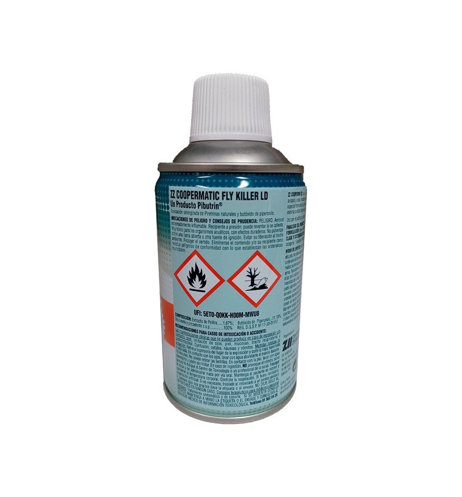 ZZ Coopermatic Fly Killer spray insecticida